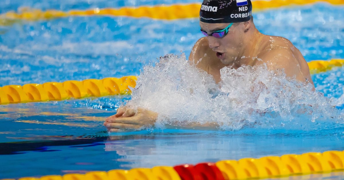 KNZB | Nederlands record voor Caspar Corbeau op de 50 school